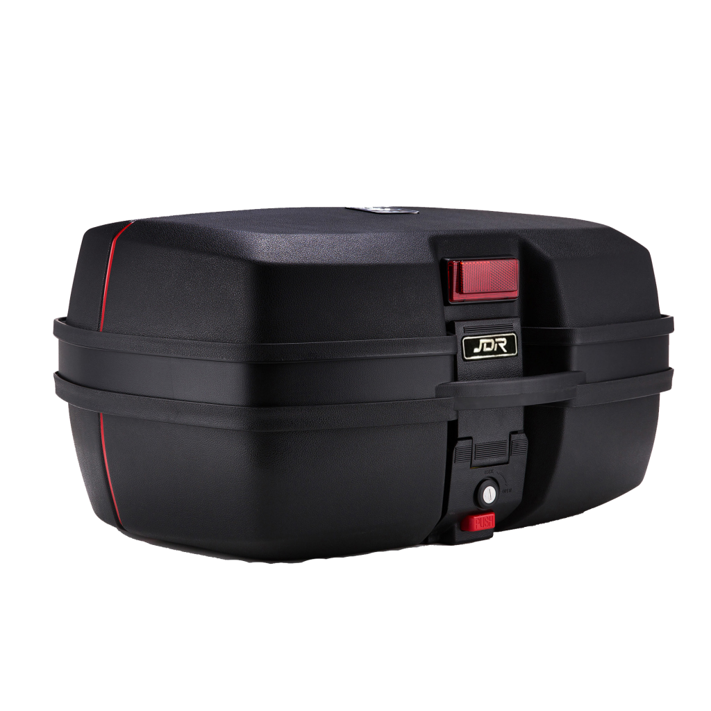 45L JDR Motorcycle Tail Top Box Unbreakable with Metal Plate