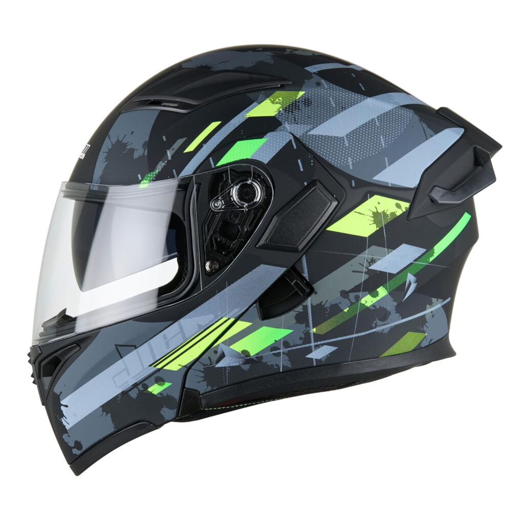 JIEKAI NEW MODEL Camouflage FLIPUP 902 DOT CERTIFIED HELMET