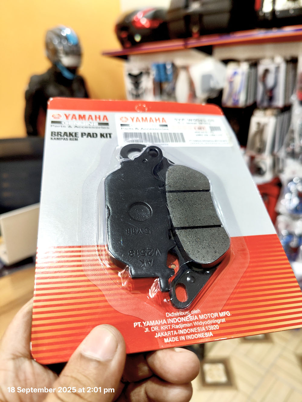 Motorcycle Front Disc Pad for Yamaha imported OEM